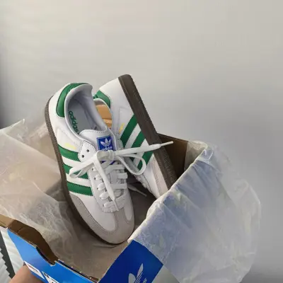 Minhshop.vn - Giày Adidas Samba OG 'White Green' [IG1024]