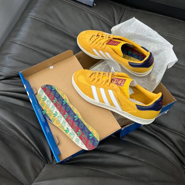 Minhshop.vn - Giày Adidas Originals Gazelle 'Yellow White Black' [IE0540]