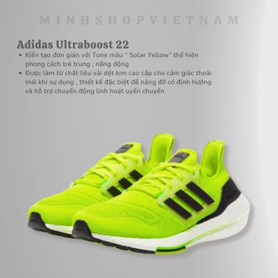 Minhshop.vn - Giày Adidas Ultraboost 22 Shoes Solar Yellow / Core Black ...