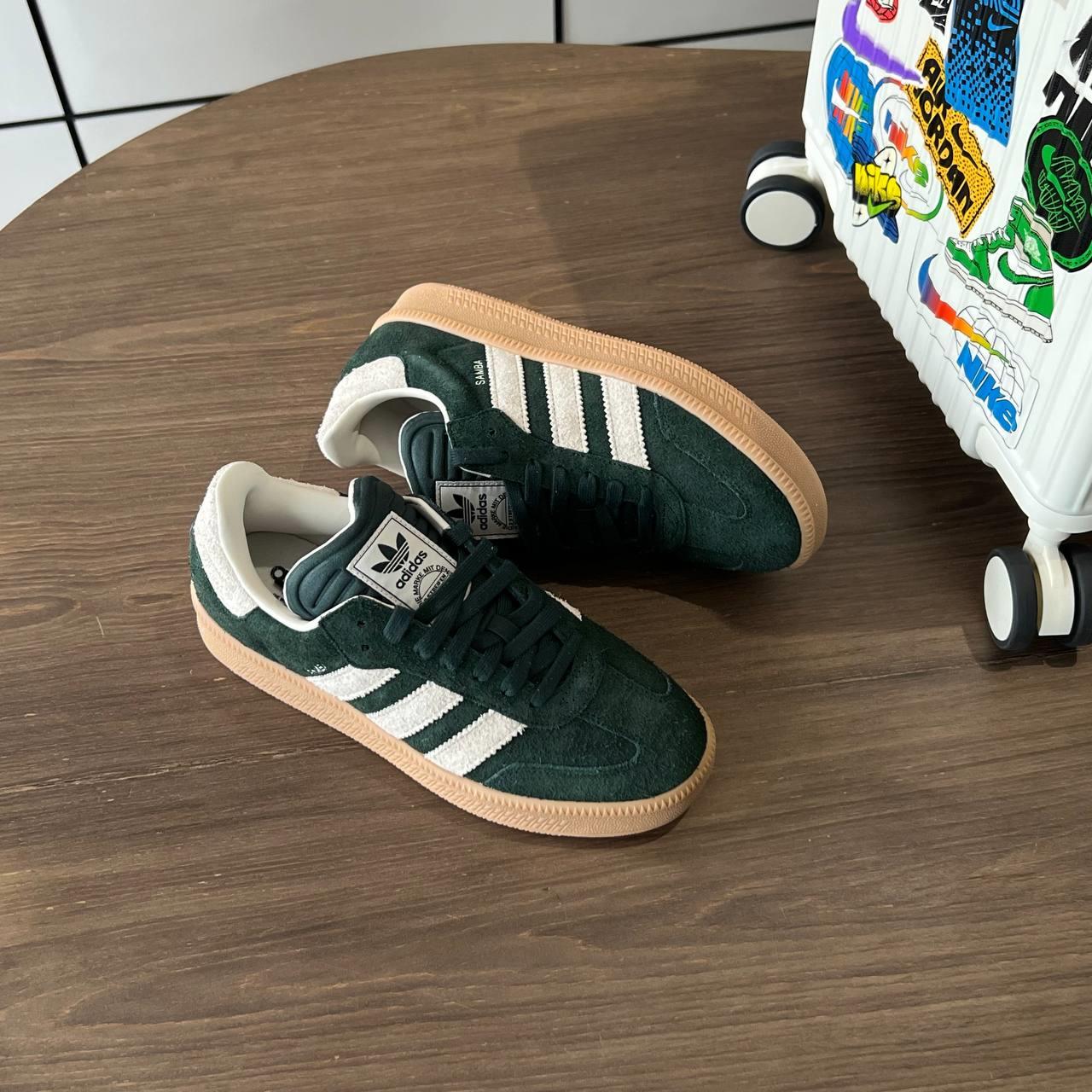 Minhshop.vn - Giày Adidas Samba Bold 'Moss Green' [JI3198]