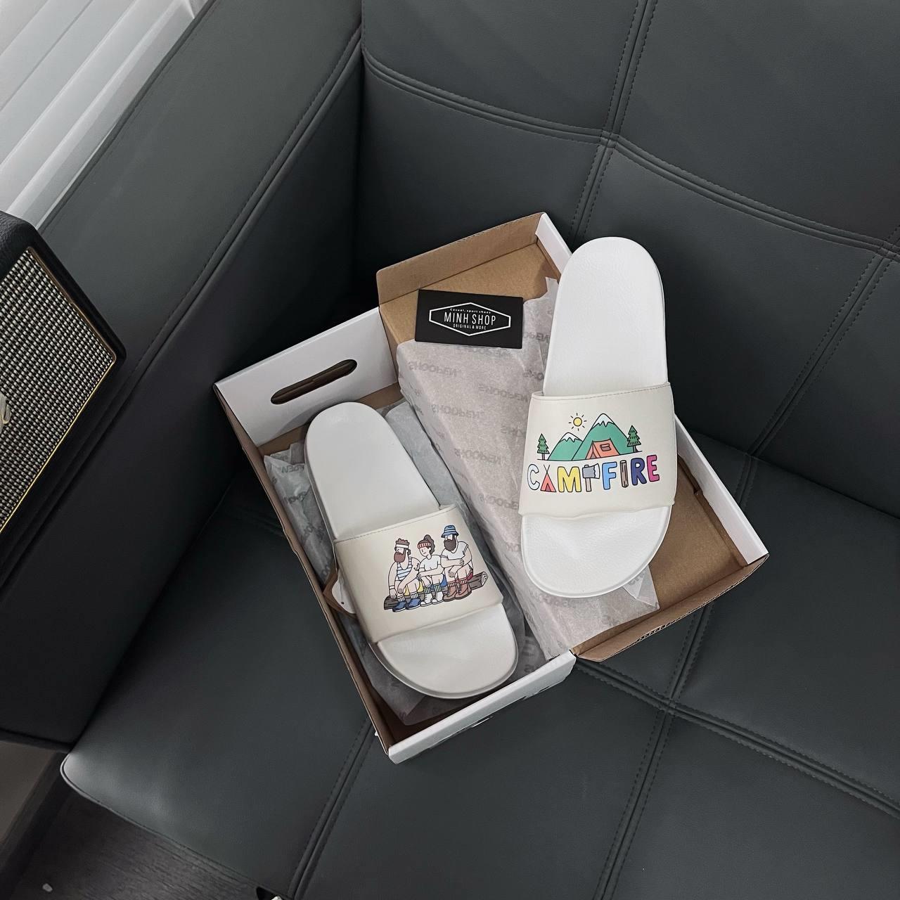 Minhshop.vn - Dép SHOOPEN X JEON HWANG White [AFDU79S05]