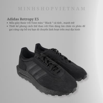 Giày Adidas Retropy E5 trainers in triple black [GW0561] | Minhshop.vn