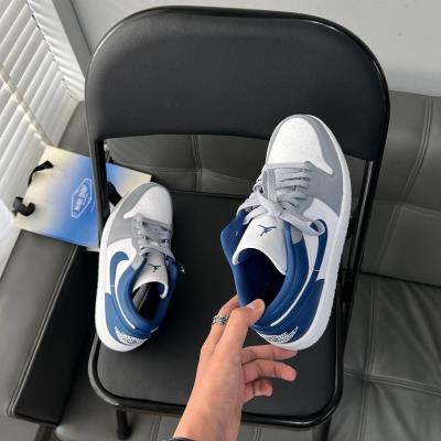 Giày Nike Air Jordan 1 Low Grey Navy [dc0774 042] | Minhshop.vn