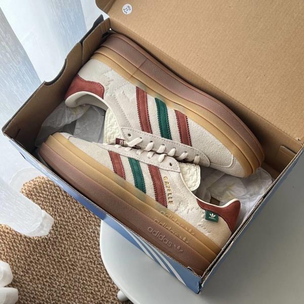 Minhshop.vn - Giày Adidas Originals Gazelle Bold 'White Tan' [IG3685]