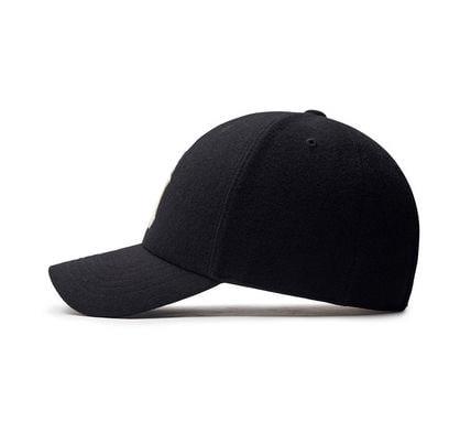 Minhshop.vn - Nón MLB Basic wool textured ball cap NY 'BLACK ...