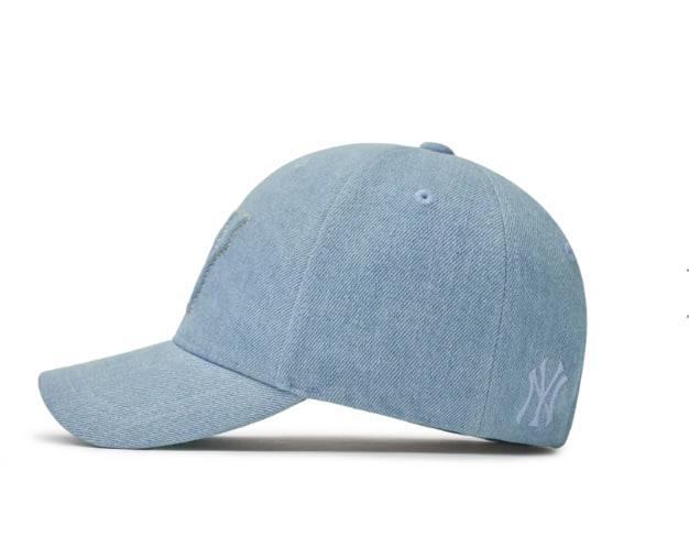 Nón MLB Embo Logo New York Yankees Ball Cap ' LIGH /Denim ' [3acpdm04n ...