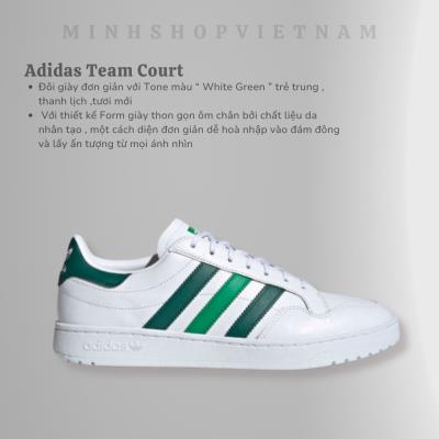 Giày Adidas Team Court Cloud White / Collegiate Green [FW5067 ...