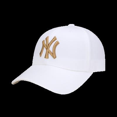 Minhshop.vn - Nón MLB White LOGO NY Gold [3ACPIG01N 50WHS]